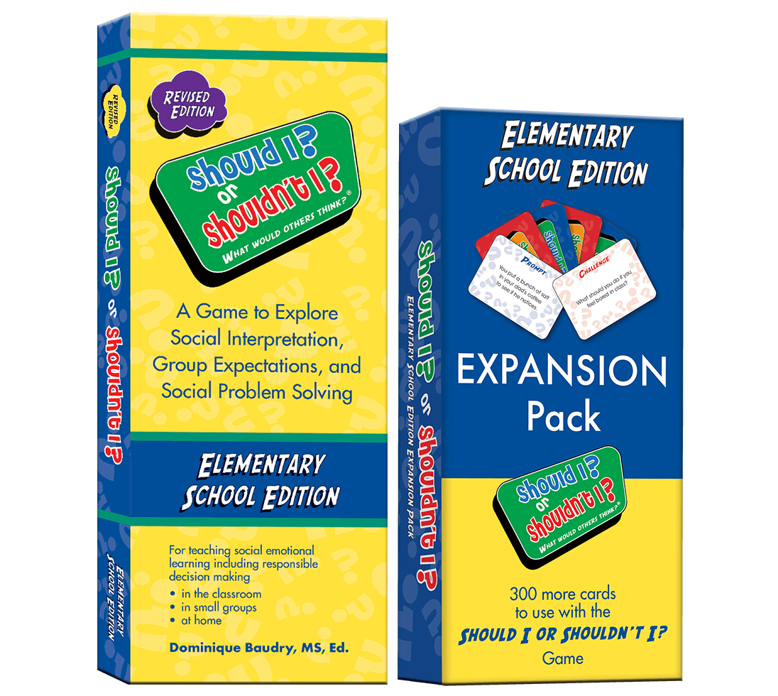 Should I? or Shouldn't I? Elementary Game + Expansion Pack Bundle