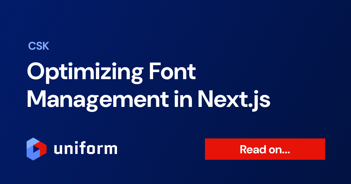 Optimizing Font Management in Next.js: Transitioning from Google Fonts to next/font Custom Fonts ...