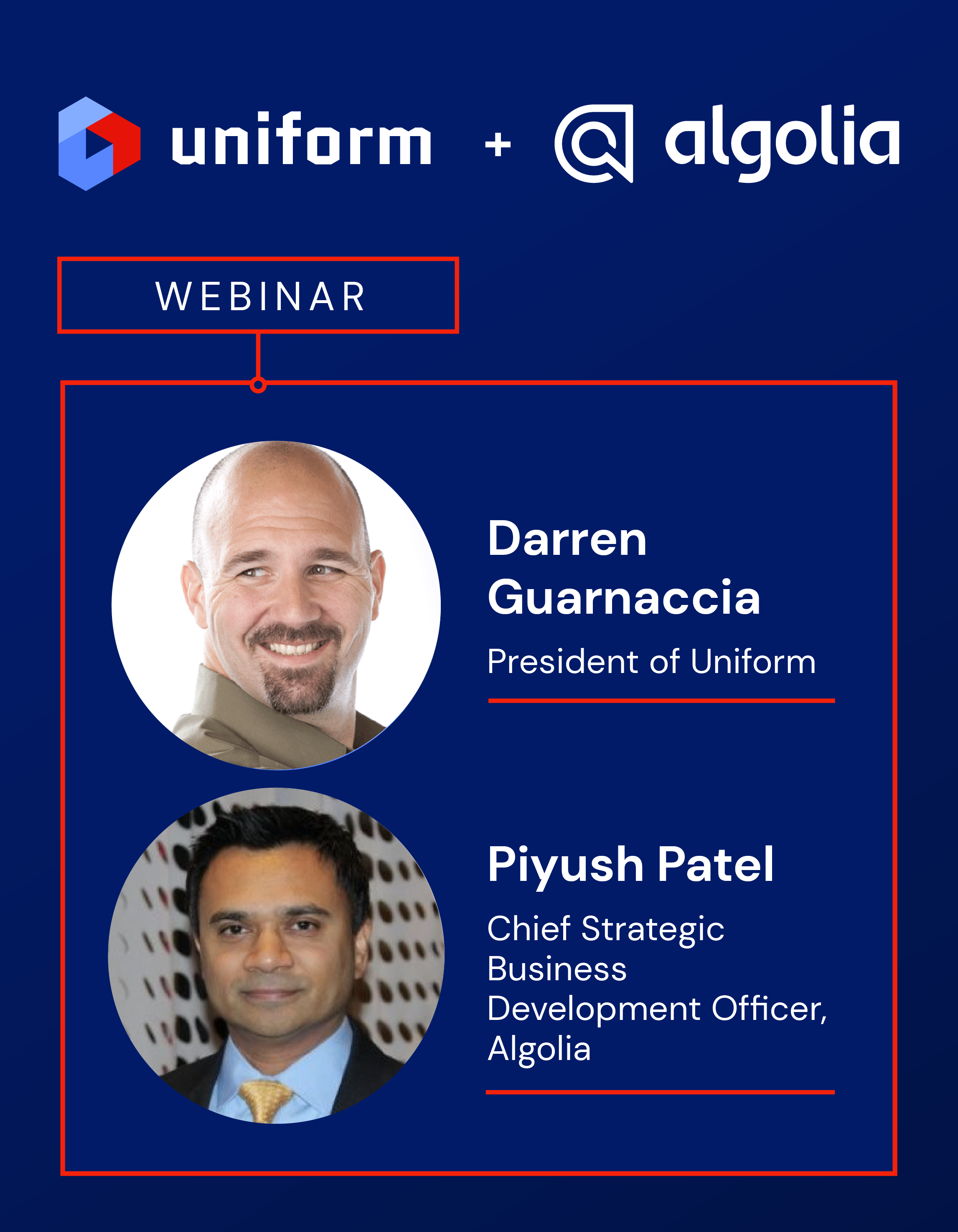 Control the search with Algolia | Uniform Composable DXP